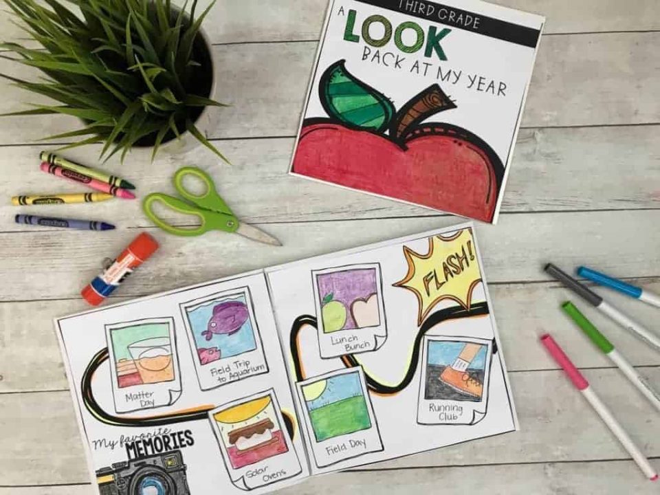A Look Back on My Year: End of Year Memory Book - Differentiated Teaching
