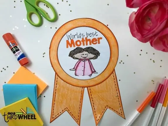 World's Best Mom - A Mother's Day Writing Craft - Differentiated Teaching