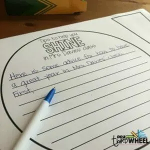 Advice to Help You Shine - An End of Year Writing Craftivity ...