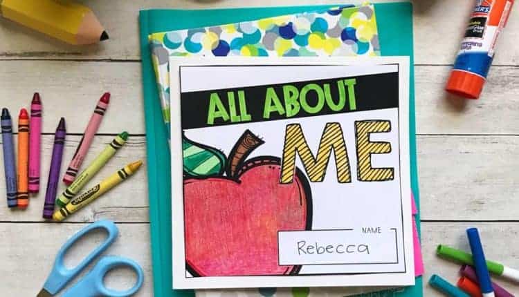 All About Me - a Back to School Activity for Elementary Students