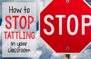 Stop Tattling in the Classroom with This Easy Lesson