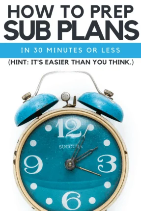 How to Prepare for a Sub in 30 minutes of less (Tutorial)
