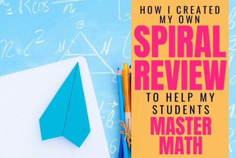 How to Use a Daily Math Spiral Review to Increase Achievement