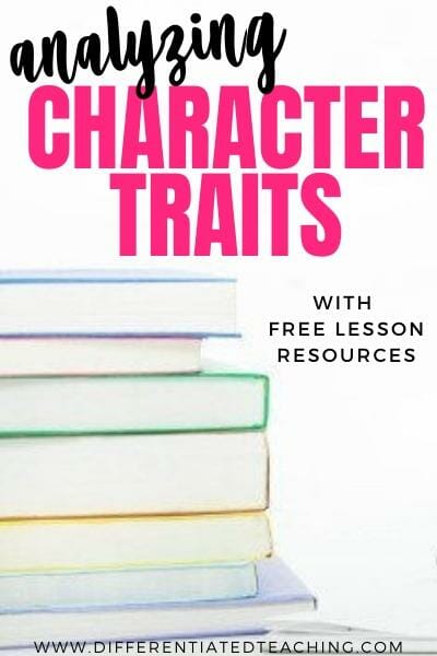 How to Teach Character Analysis + Free Character Traits List Printable