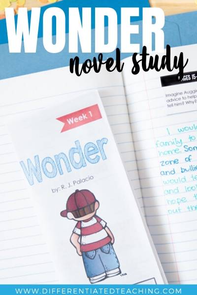 Wonder Novel Study Unit