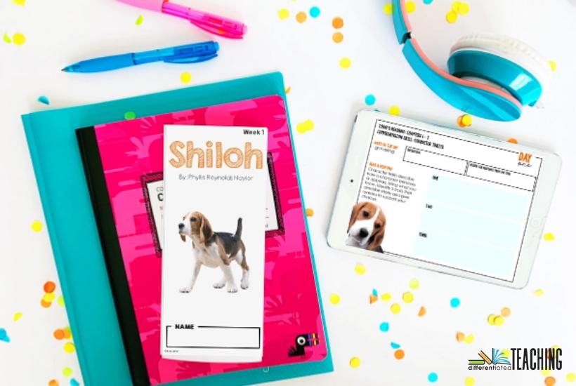 Shiloh Novel Study Unit: Print + Digital Novel Bundle