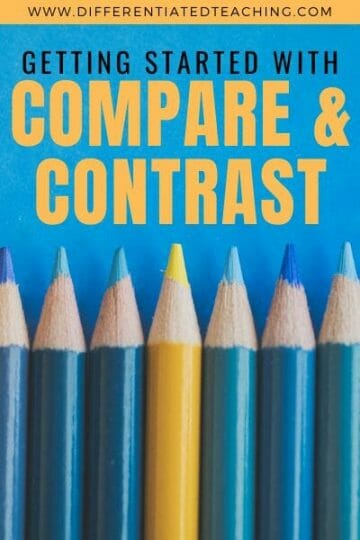 How to Teach Students to Compare and Contrast in your Digital Classroom