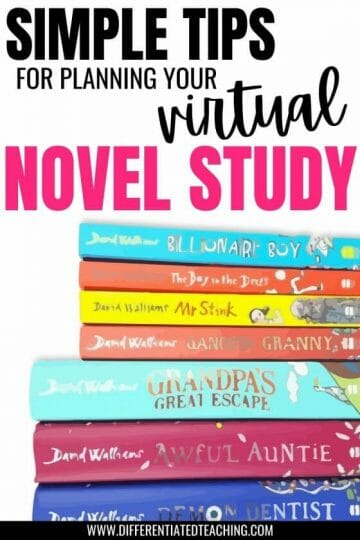 The Secret to Planning a Novel Study for Online Learning