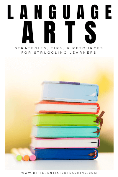 Language Arts - Teaching Reading and Writing Skills & Strategies ...