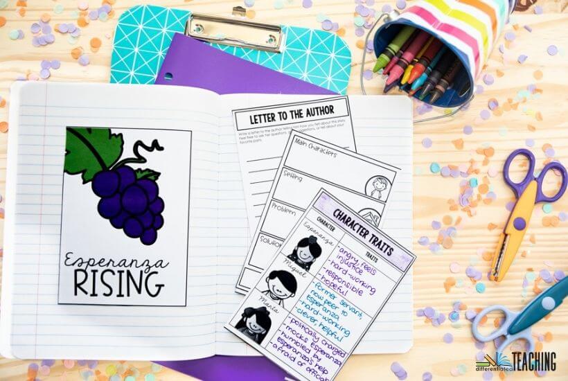 Esperanza Rising Novel Study: Comprehension Questions & Vocabulary ...