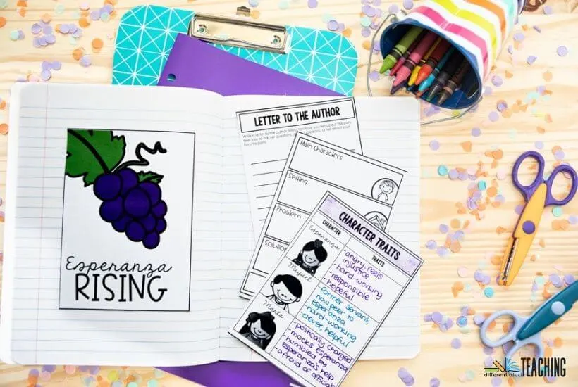 Esperanza Rising Novel Study: Comprehension Questions & Vocabulary ...