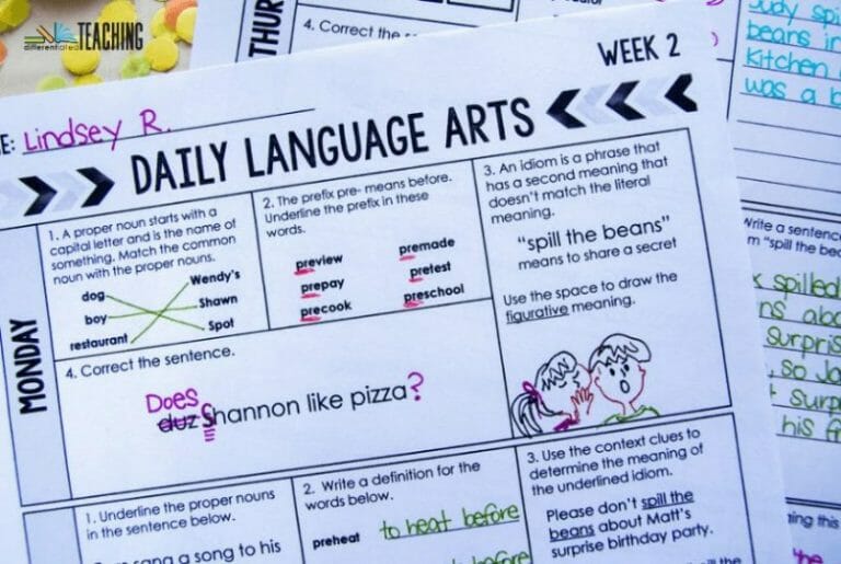 Daily Language Spiral Review: The secret to a morning routine that works