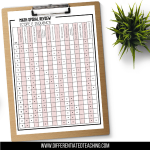 7th Grade Math Spiral Review (Free Download)