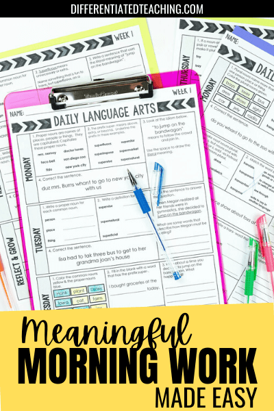 Daily Language Spiral Review: The secret to a morning routine that works