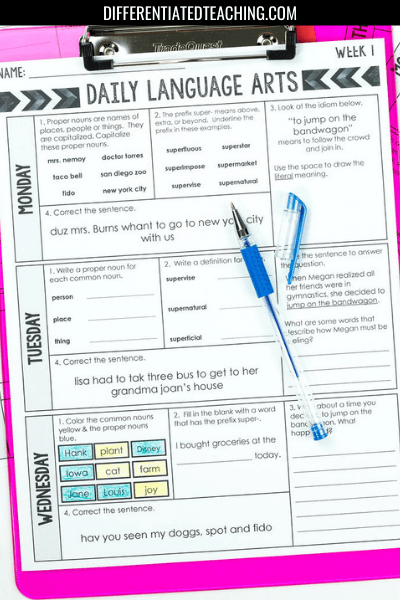 Daily Language Spiral Review: The secret to a morning routine that works