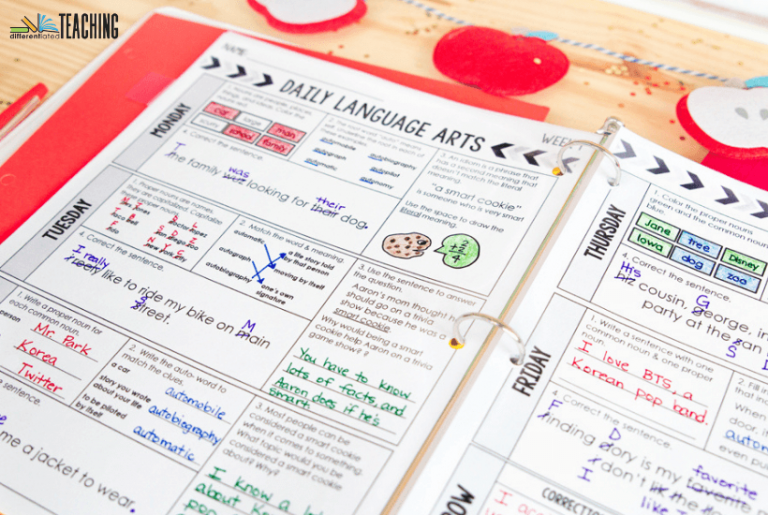 Daily Language Spiral Review: The secret to a morning routine that works