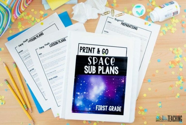 Emergency Sub Plans: Print & go plans to save you time