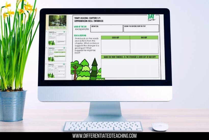 Tuck Everlasting Novel Study: Lesson Plans, Activities & Resources ...