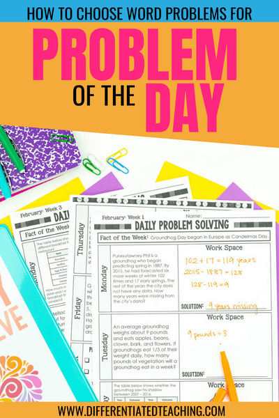 Getting Started with Math Problem of the Day