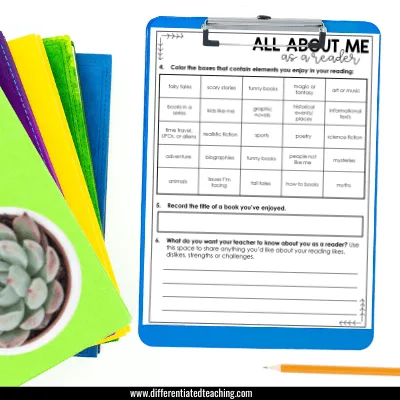 Reading Interest Inventory- Why you need one & how to use it