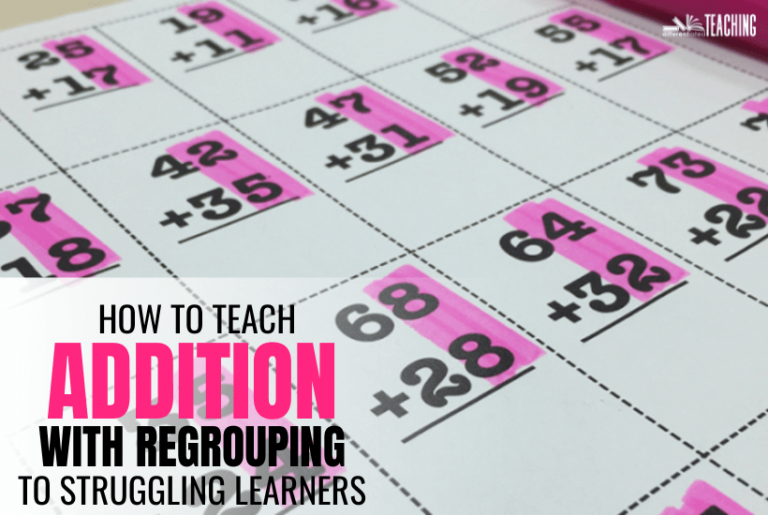Simplify Teaching Double-Digit Addition with Regrouping