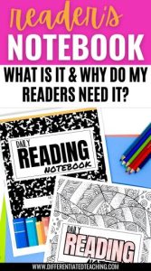 Unleash the Unique Power of the Reader's Notebook - Differentiated Teaching