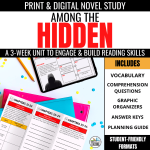 Among the Hidden Novel Study Guide: Lesson Plans, Resources ...